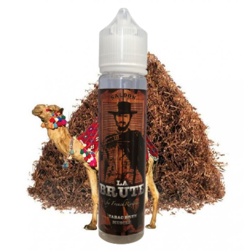 E-Liquide La BRUTE : Tabac brun musclé Flacon 50 ml
